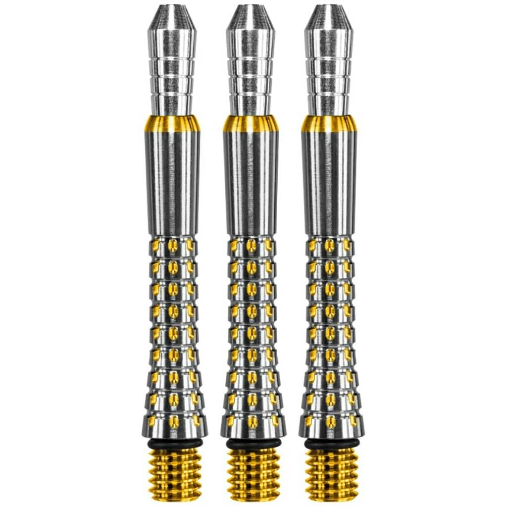 Pixel Grip Shaft Gold Inbetween - Mcdartshop.nl
